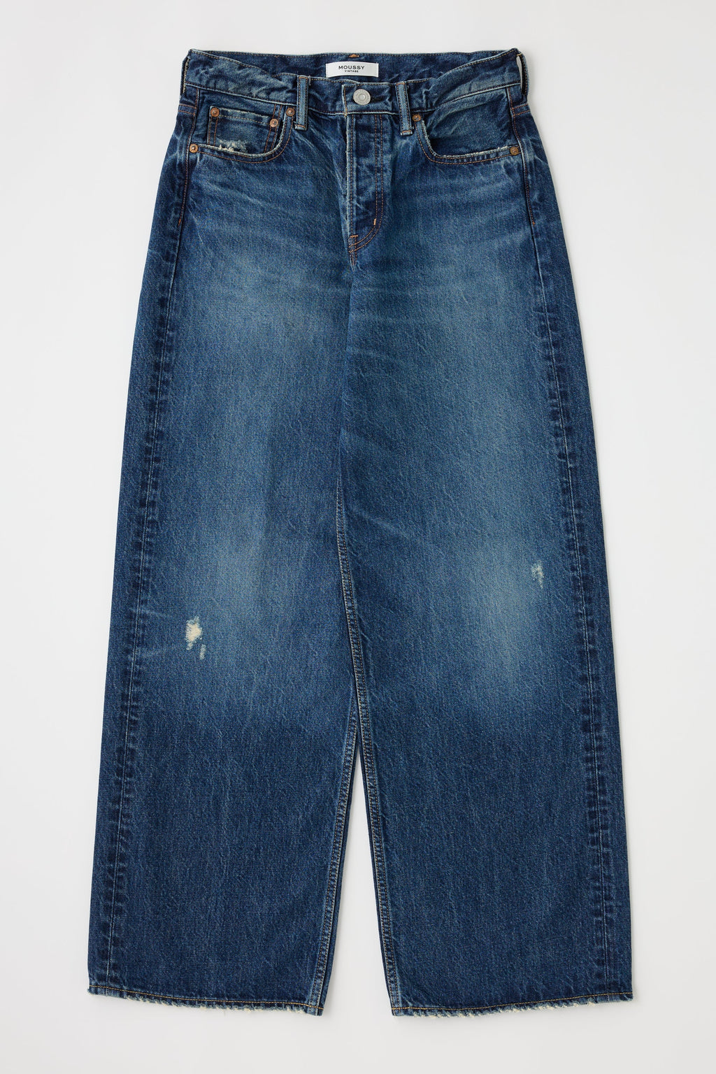 Moussy Ashmont Loose Straight Jeans - Blue – Quattro Tizi
