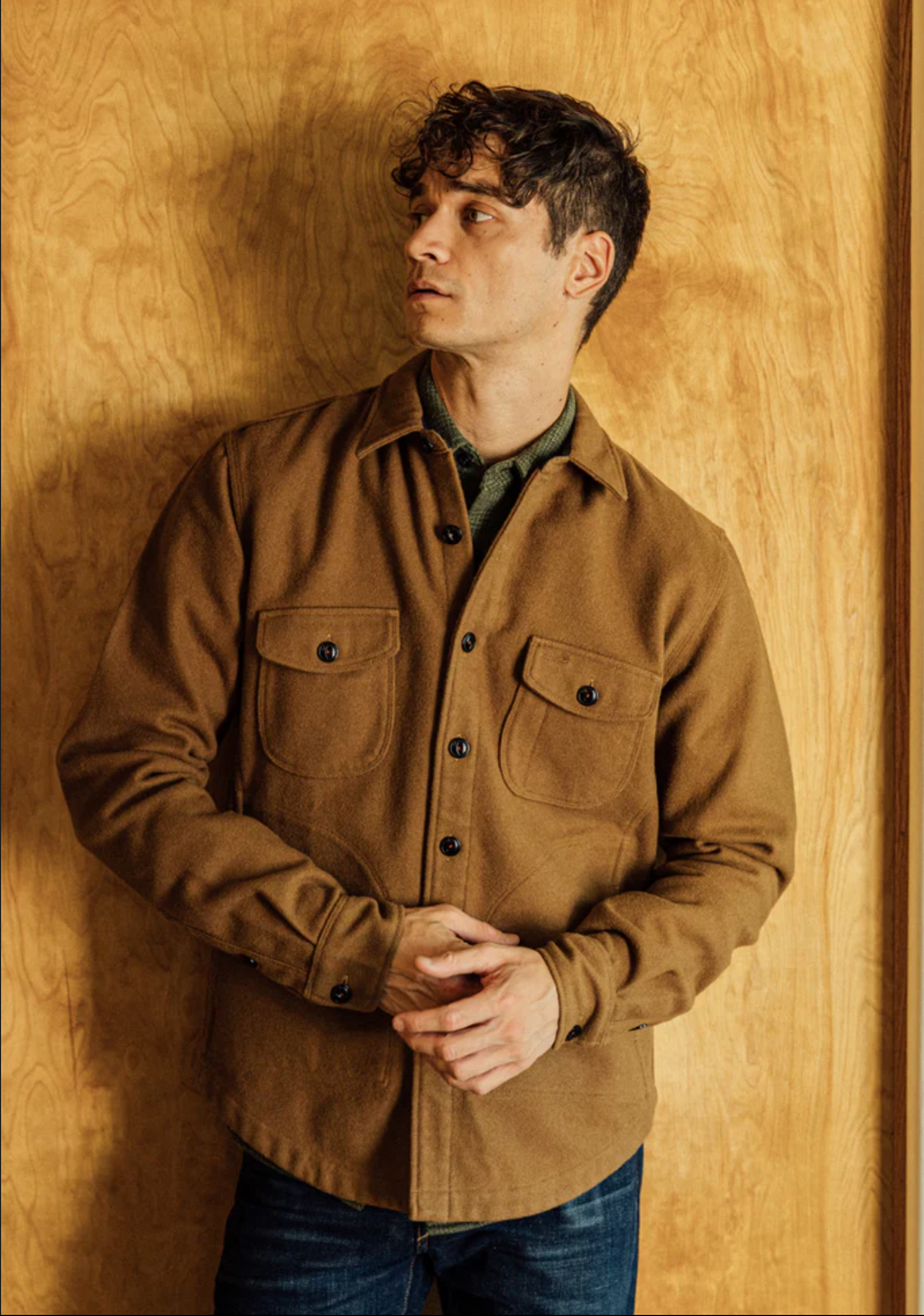 Hiroshi Kato The Anvil Shirt - Camel – Quattro Tizi